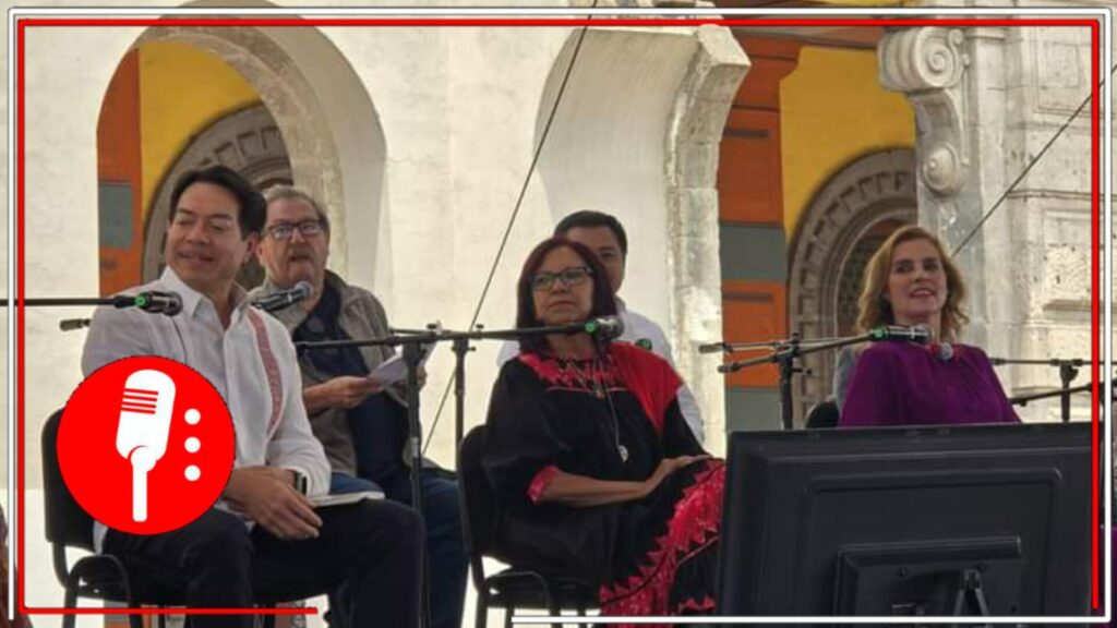 Clara Brugada, Martí Batres y Beatriz Gutiérrez Müller encabezan un ...